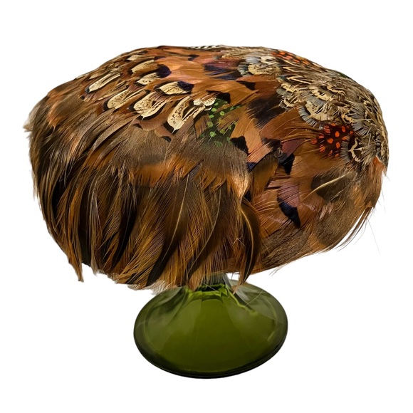 Vintage | Accessories | Vintage Valerie Modes Pheasant Feather Hat ...